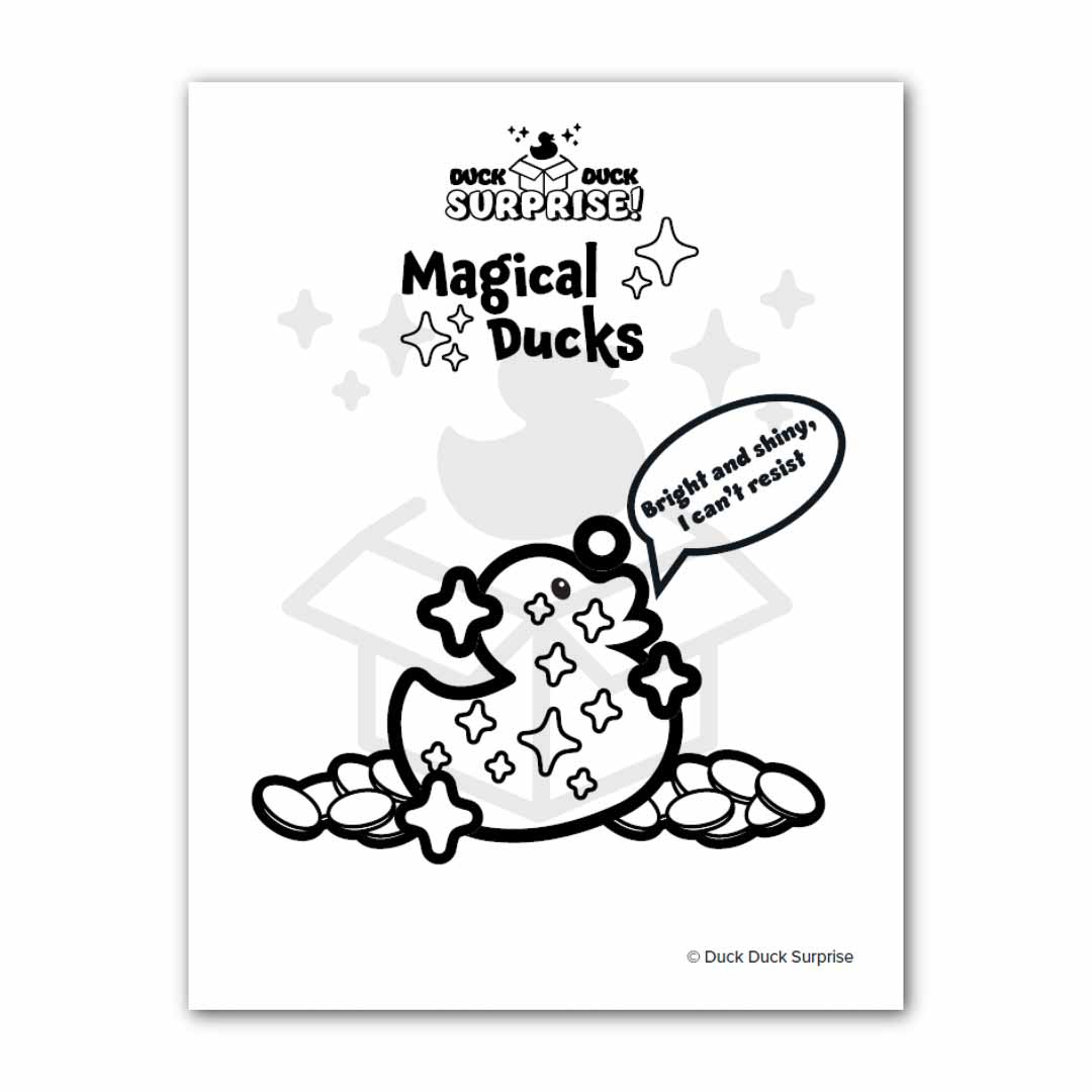 learn colors with surprise egg duck coloring pages